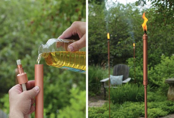 DIY Tiki Torches - Light Your Garden! • The Garden Glove