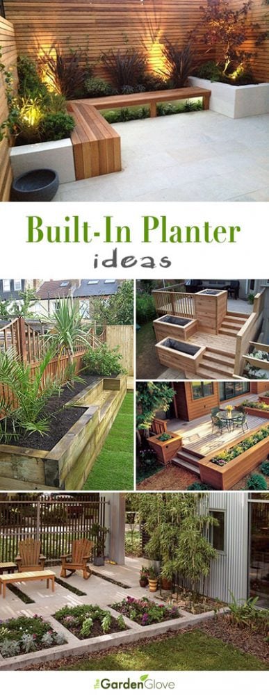 Built In Outdoor Planter Ideas & DIY Projects • The Garden Glove