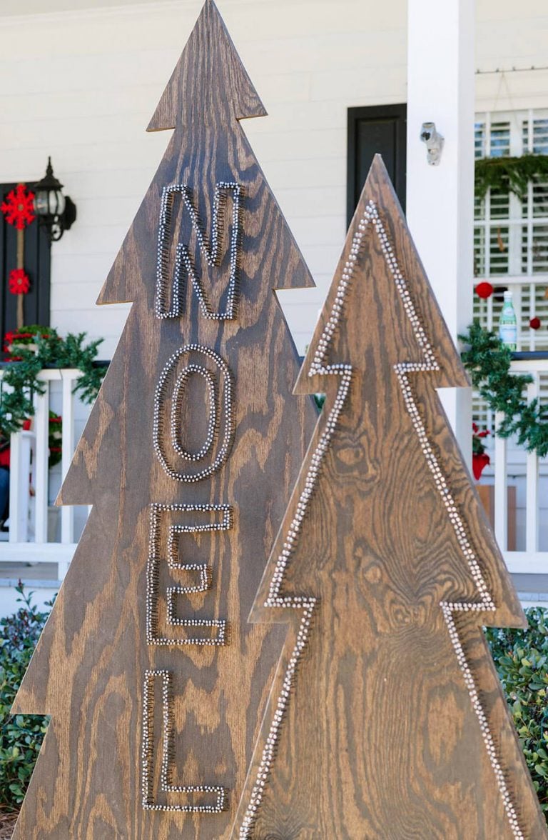 Awesome DIY Christmas Yard Decorations • The Garden Glove