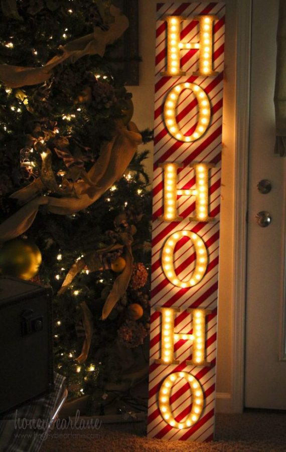 15 Easy DIY Christmas Signs for a Festive Front Porch • The Garden Glove