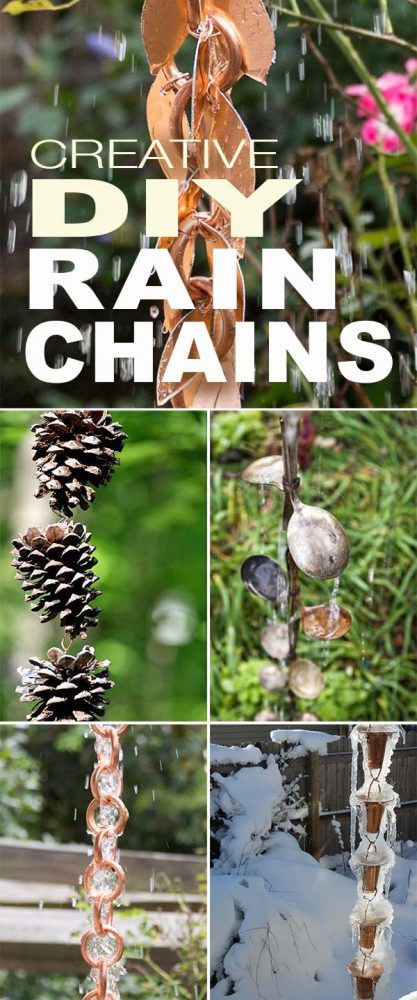 Creative DIY Rain Chain Ideas • The Garden Glove