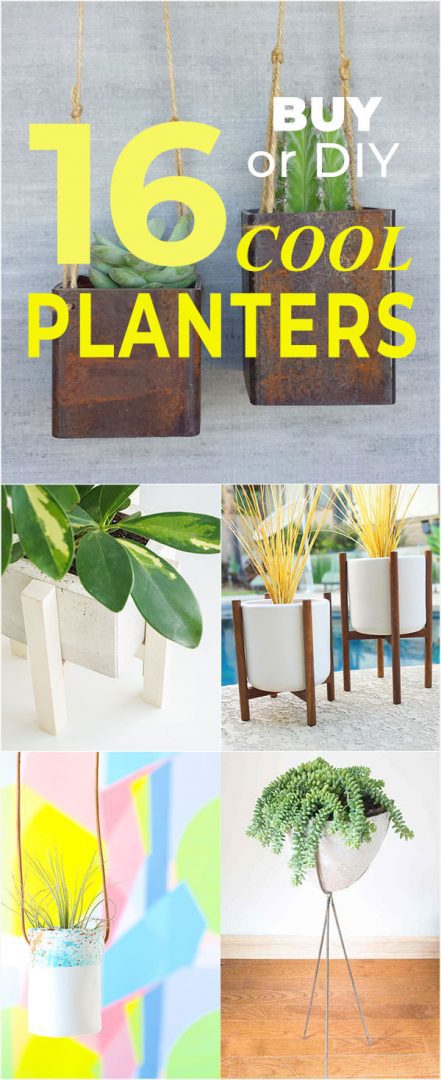 Buy or DIY? - 16 Cool Planters • The Garden Glove