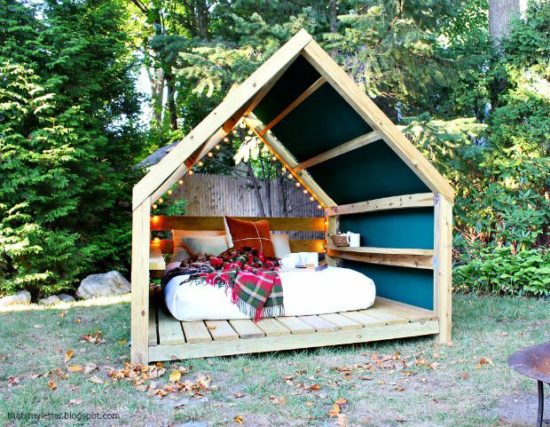 DIY Outdoor Cabanas - Add a Little "Resort" to Your Backyard! • The ...