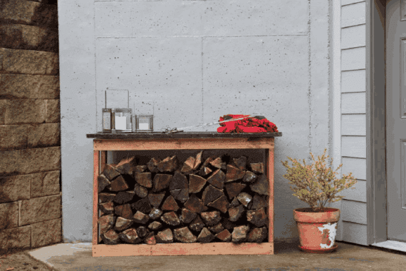 20 Super Easy DIY Firewood Racks • The Garden Glove